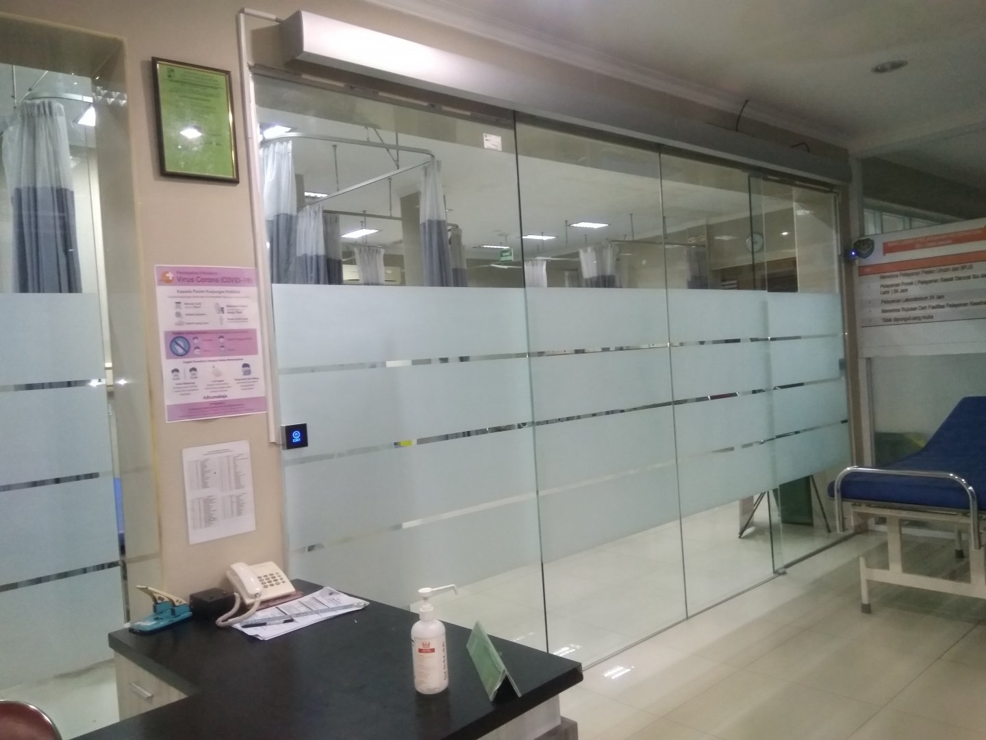Pintu otomatis di IGD RS Salak Bogor | News | Delta Solusi